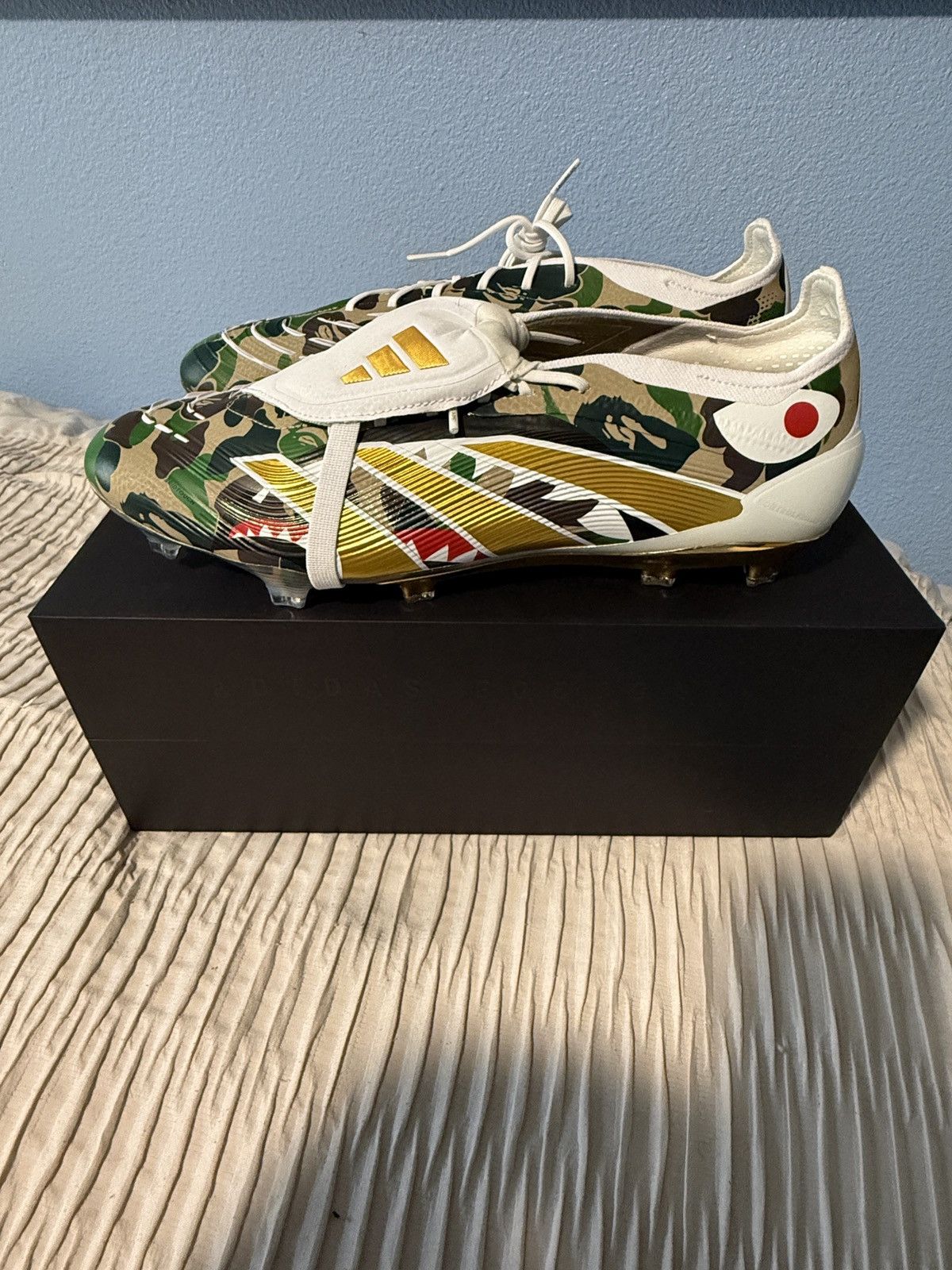 Adidas × Bape BAPE x Adidas Predator Elite Fold-Over Tongue Firm Cleats ...