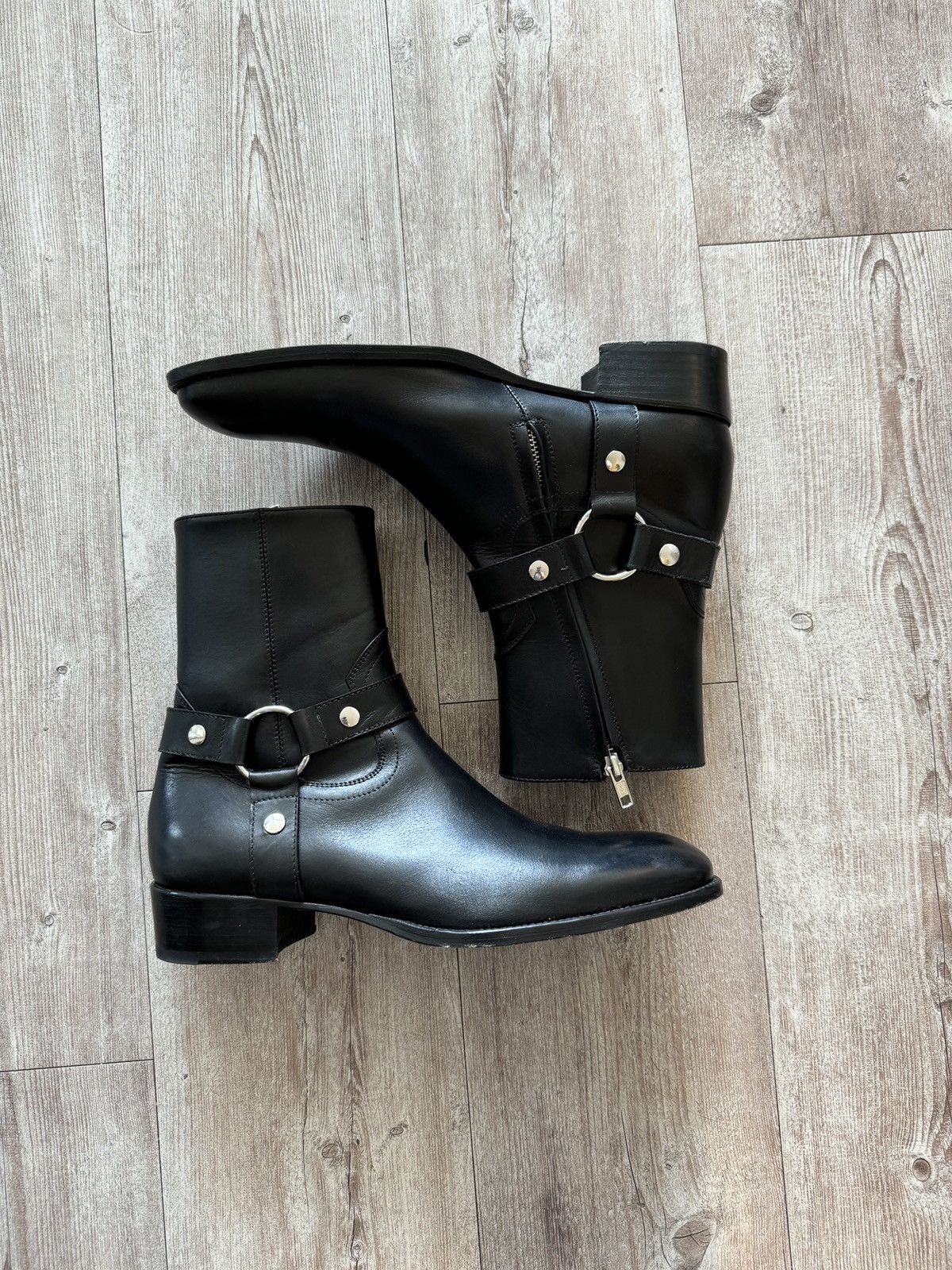 From The First From the First Enzo 40mm Harness Zip Boot | Grailed