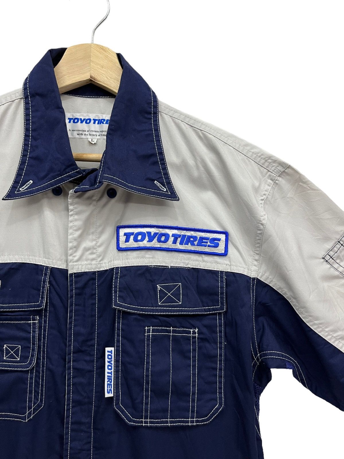 NASCAR × Toyo Enterprises 🏁Vintage TOYO TIRES JAPAN Light PolyCotton ...