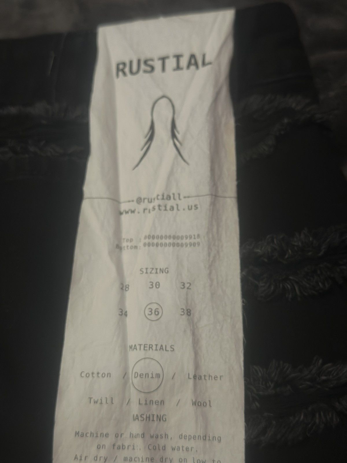 Designer Rustial Twëest Flared Distressed Denim | Grailed