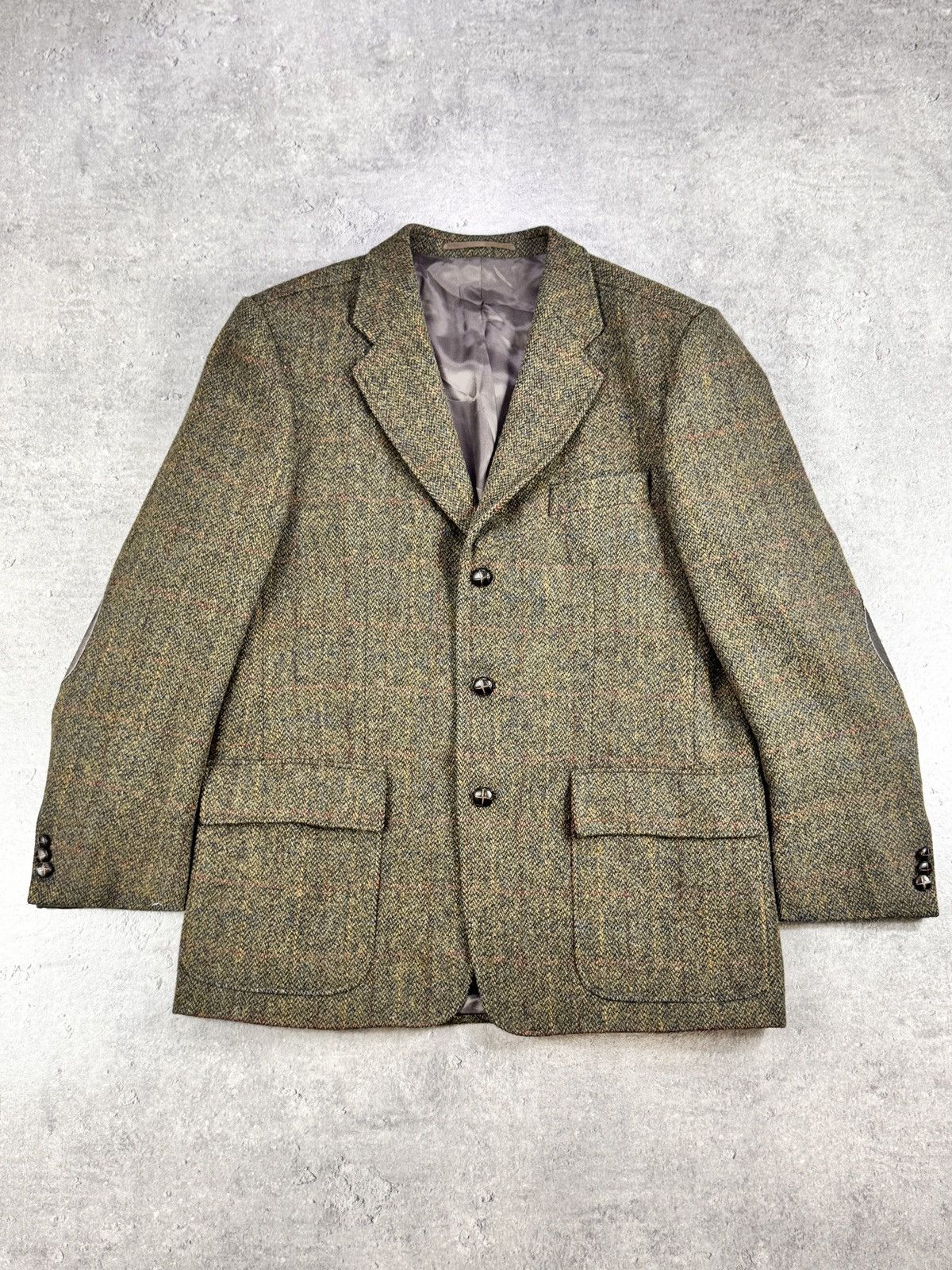Designer BLAZER Harris Tweed Jan Paulsen Business 100% Pure New Wool ...
