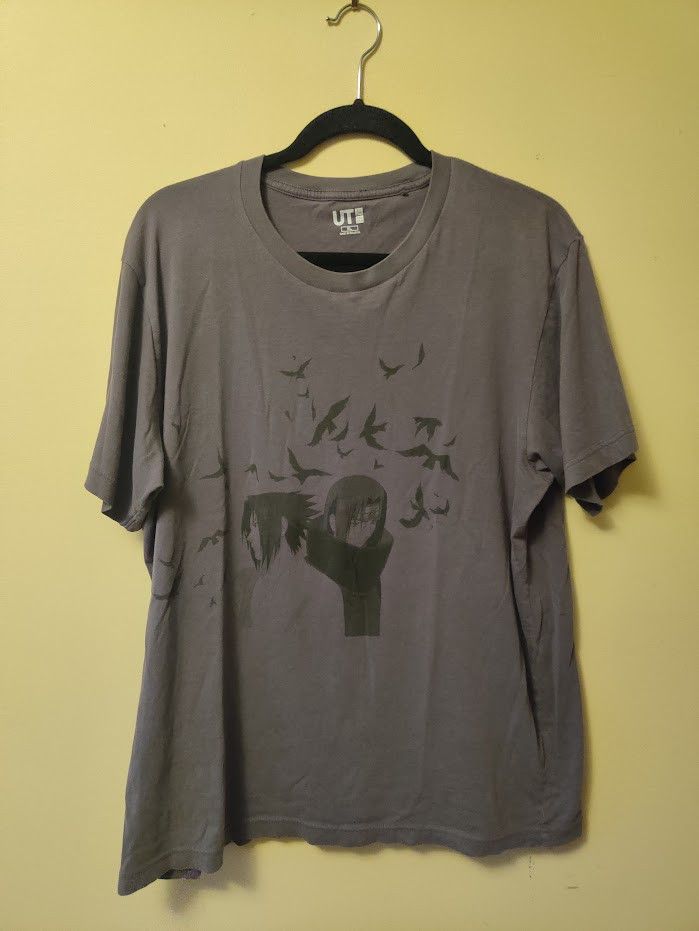 Anima × Uniqlo Uniqlo UT x Naruto Sasuke and Itachi Uchiha T Shirt ...