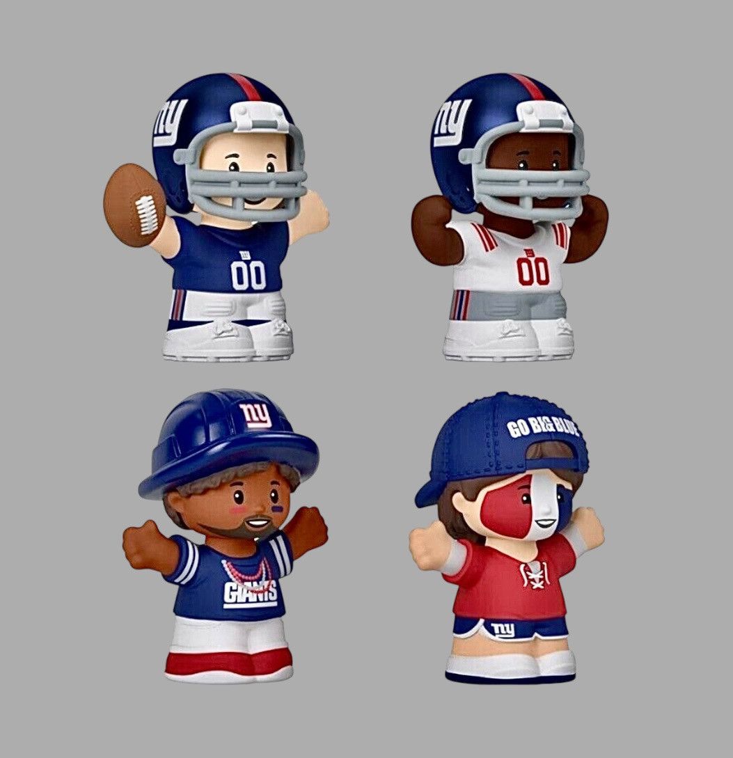 Other Fisher Price The Little People GIANTS NFL Toy 4 Figure Set | Grailed