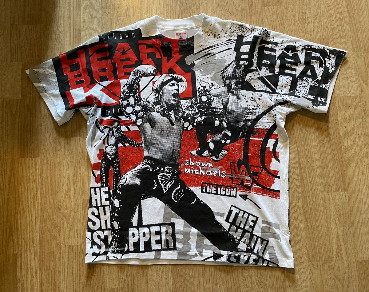 Vintage WWE WWF Shawn Michaels HBK Modern Vintage Wrestling T-Shirt ...
