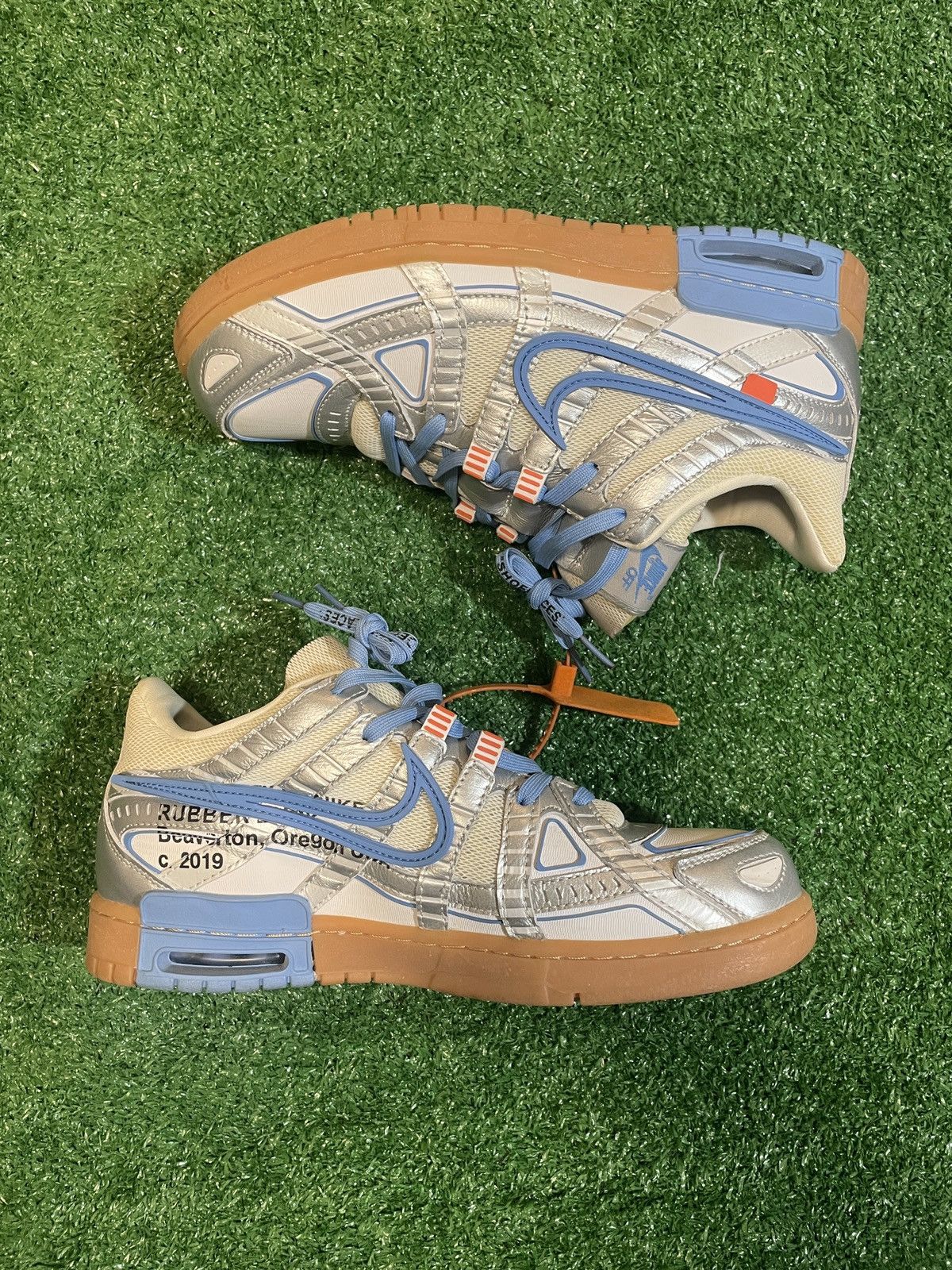 Nike Nike Air Rubber Dunk Off-White UNC | Grailed