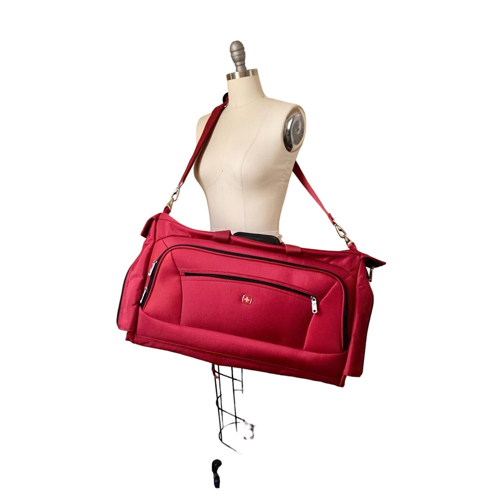 Swissgear Red Swiss Gear By Wenger Canvas Travel Garment Suit Bag | Grailed