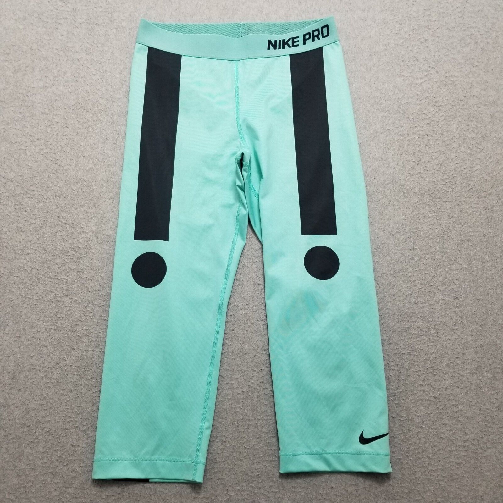 Nike Nike Pro Sweatpants Womens Medium Green Elastic Dri Fit Cyan | Grailed
