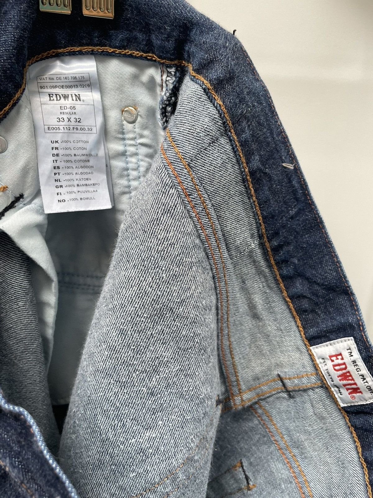 Edwin 🇯🇵👖Vintage Edwin Jeans ED-05 Tokyo Japanese Style | Grailed