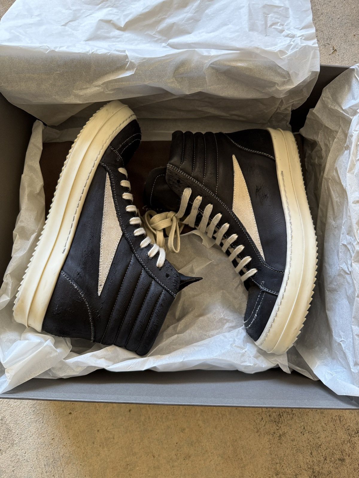 Rick Owens Vans “Vintage Hightop” SS25 | Grailed