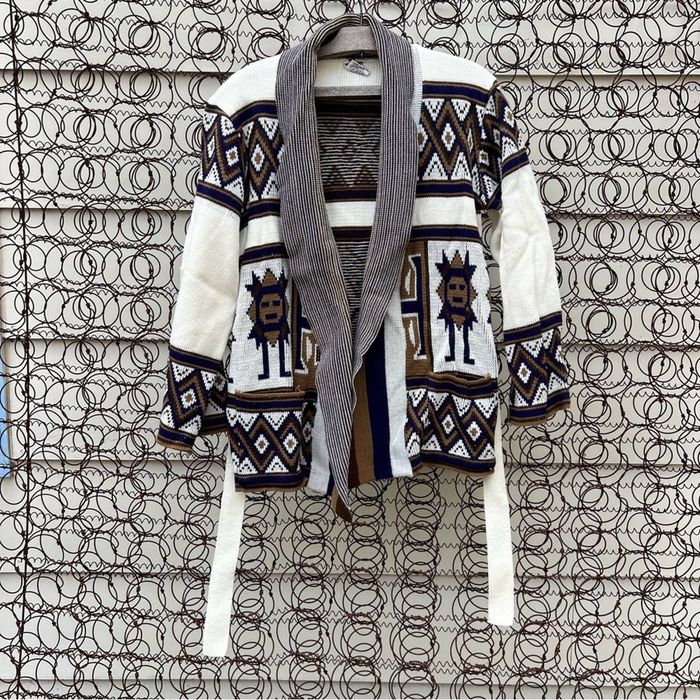 Vintage 70s Starsky and Hutch Tribal Southwestern Cardigan Sweater ...