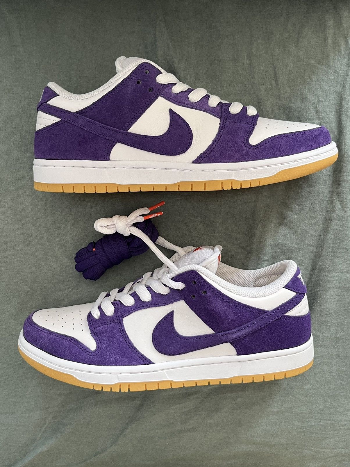 Nike × Streetwear Nike SB Dunk Low Pro ISO Purple Suede | Grailed
