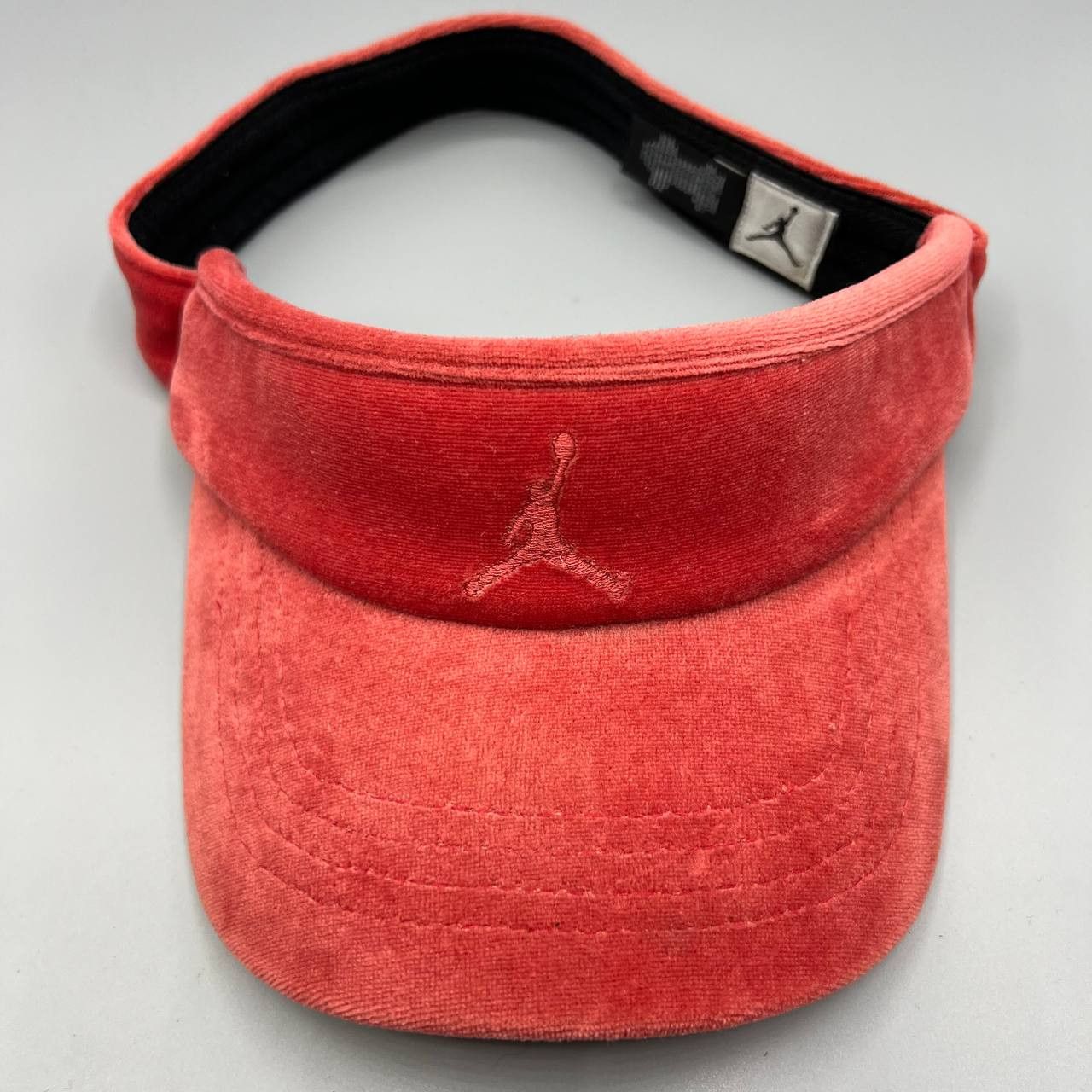 Jordan Brand Air Jordan Visor Hat S-M Velour Stretch Fitted Golf Cap ...
