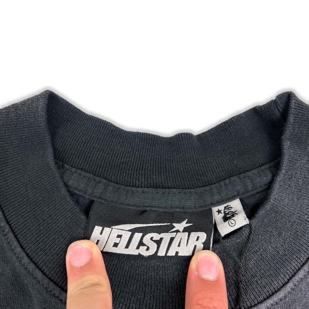 HELLSTAR HELLSTAR QR Code Jesus Tee Large IN HAND!!! | Grailed