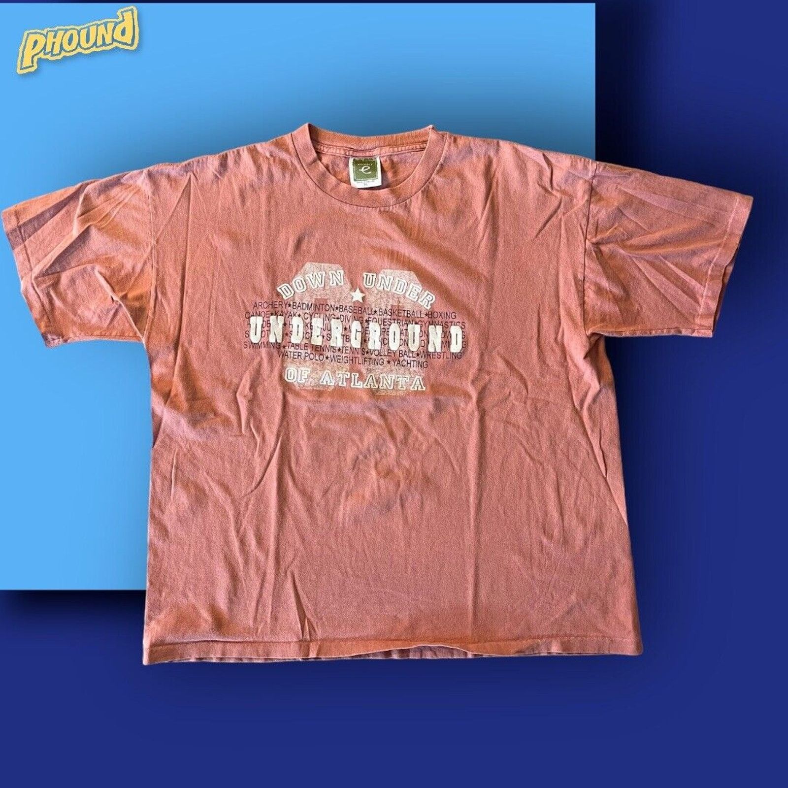 Rare Vtg 90s Down Under Underground Of Atlanta Project Earth XL | Grailed