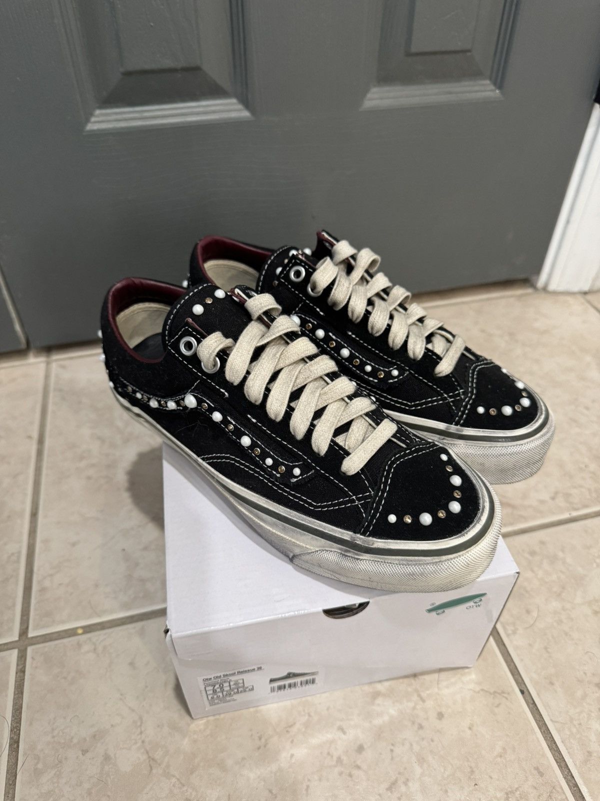 Satoshi Nakamoto × Vans Vans OTW Old Skool 36 Pearlized Pack Black ...