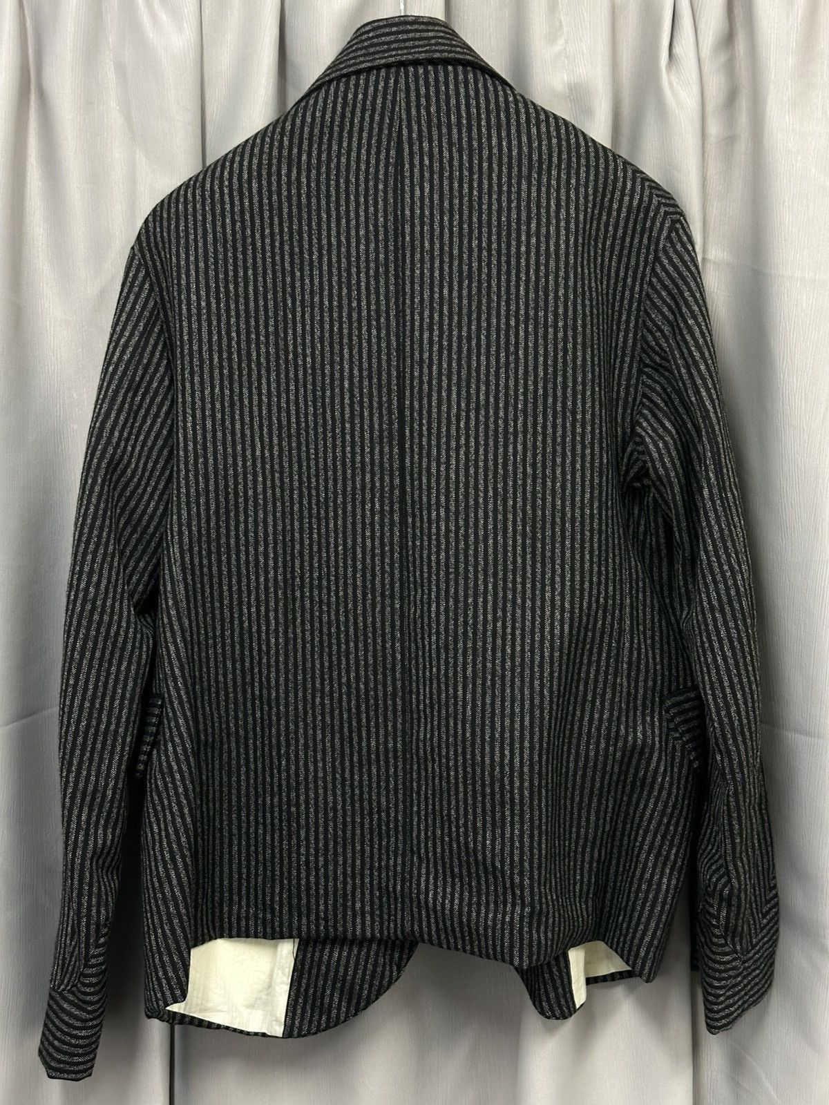 John Alexander Skelton John Alexander Skelton Greg black wool striped ...
