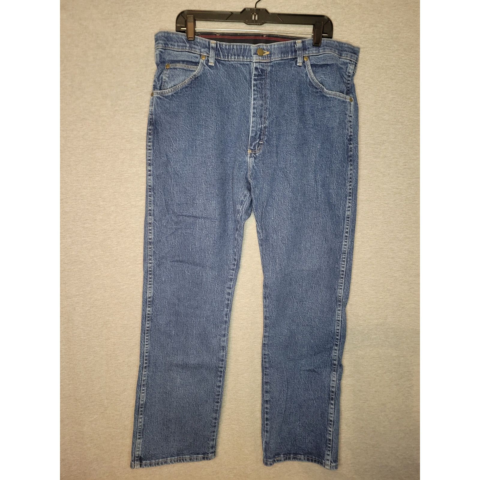 Wrangler Men's Wrangler Regular Fit Straight Leg Denim Jeans 38x30 ...