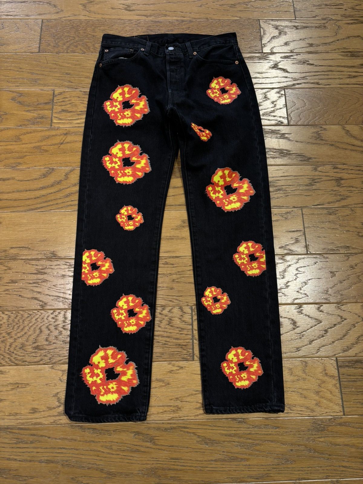 DENIM TEARS Denim Tears x Offset Wreath Jeans | Grailed