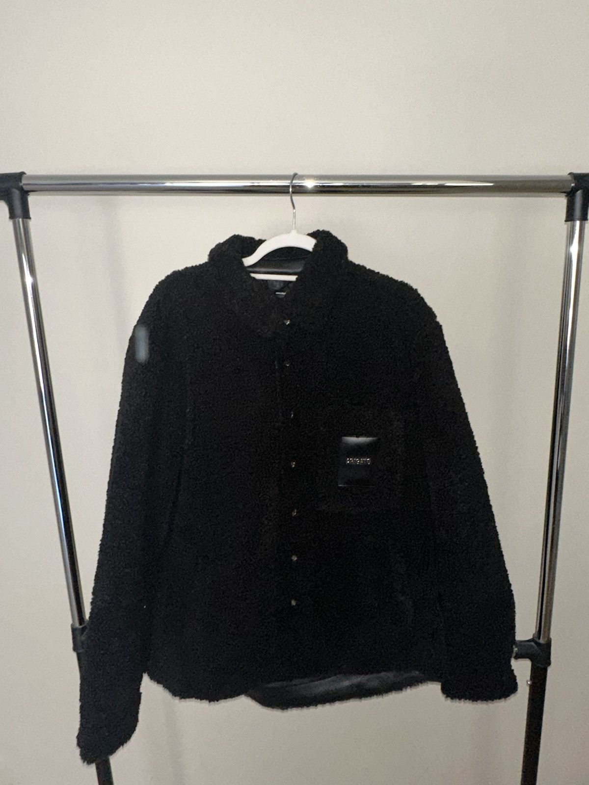 Axel Arigato Black Aspen Teddy Overshirt Jacket | Grailed