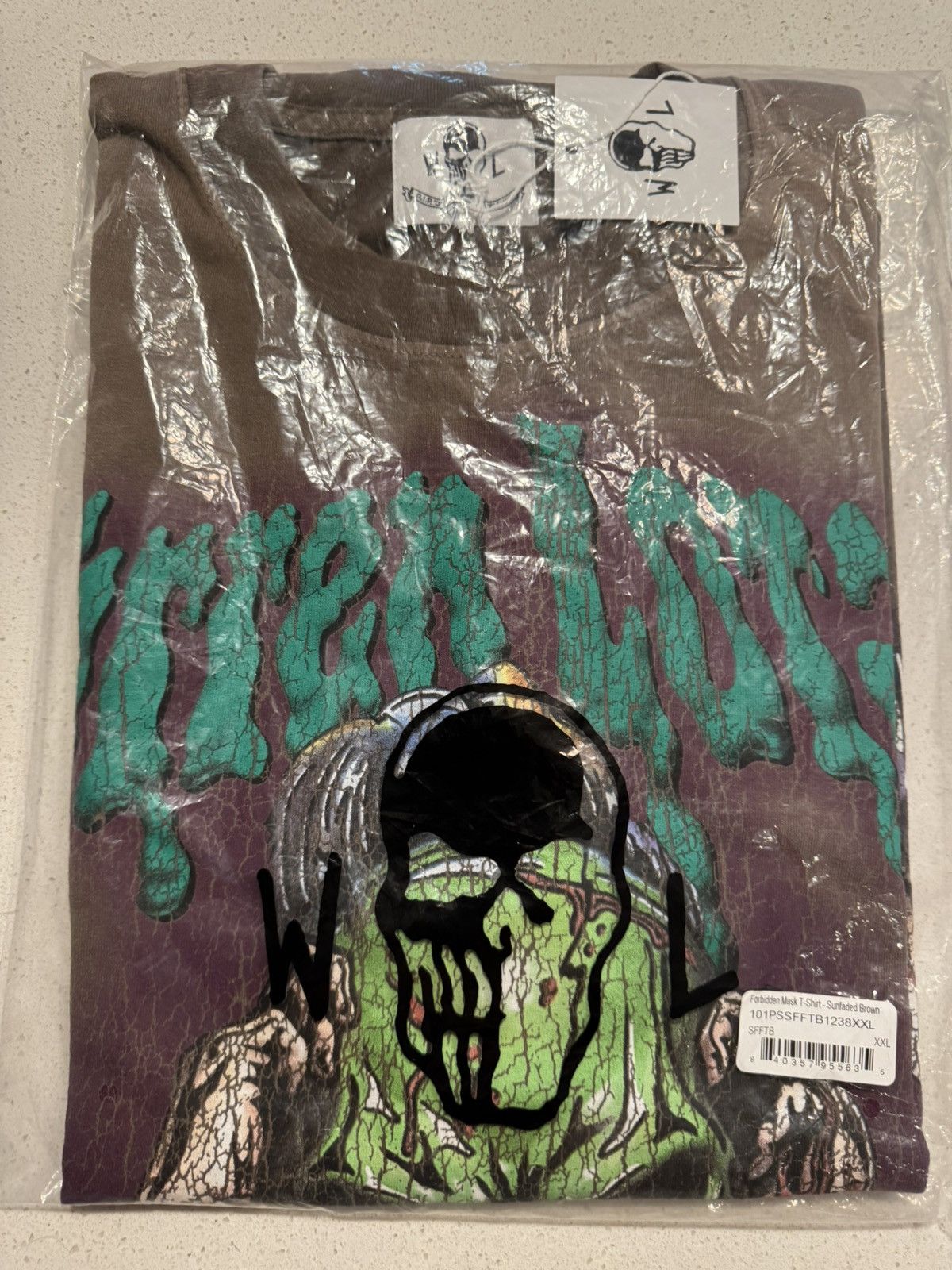 Warren Lotas DS Warren Lotas Forbidden Mask Sunfaded Brown XXL T-Shirt ...