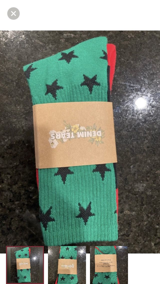 DENIM TEARS Denim tears socks | Grailed