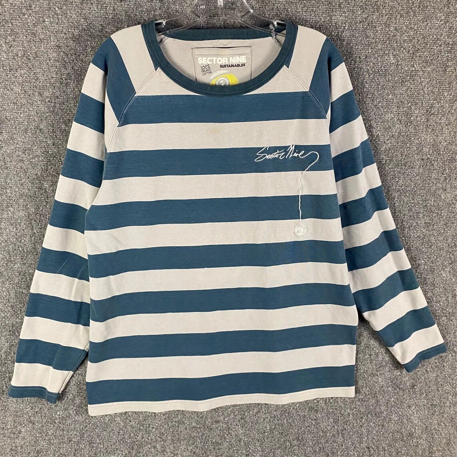 Other Sector Nine Shirt Men's Large Striped Long Sleeve Casual | Grailed