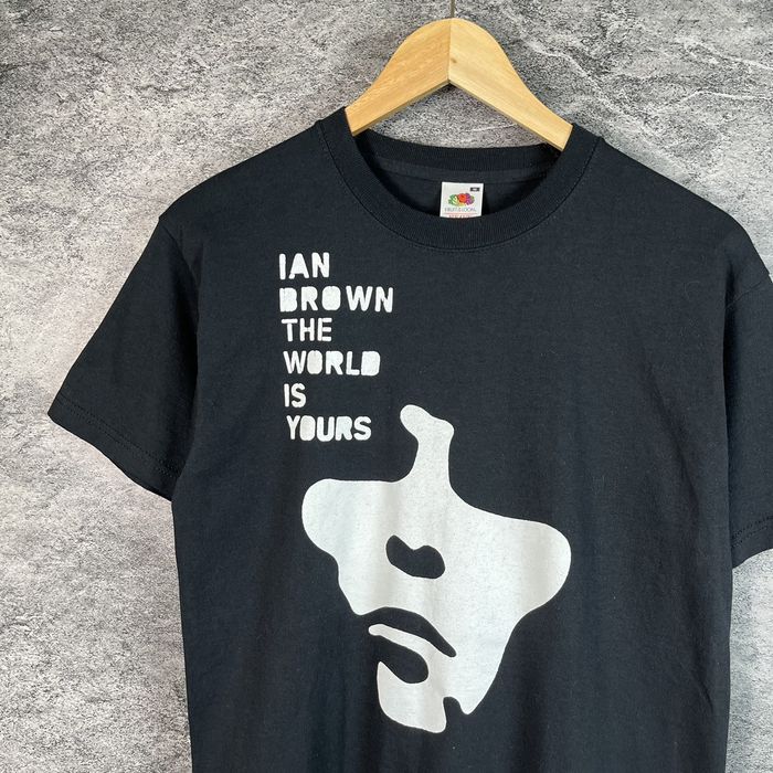 Vintage Ian Brown The World Is Yours Tour Vintage Rock Band T-Shirt ...