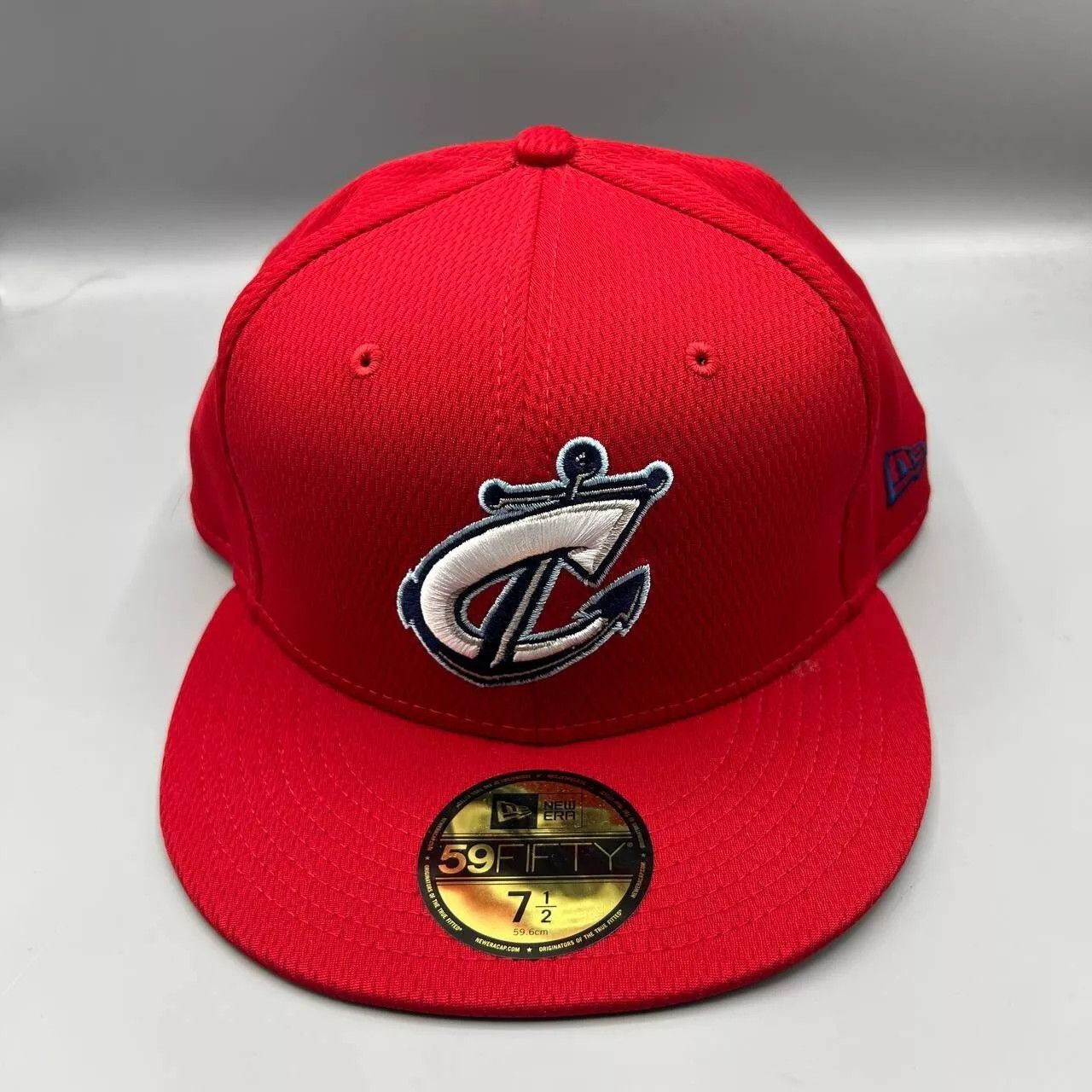 New Era Columbus Clippers Hat Men 7 1/2 MiLB 59Fifty New Fitted Cap ...