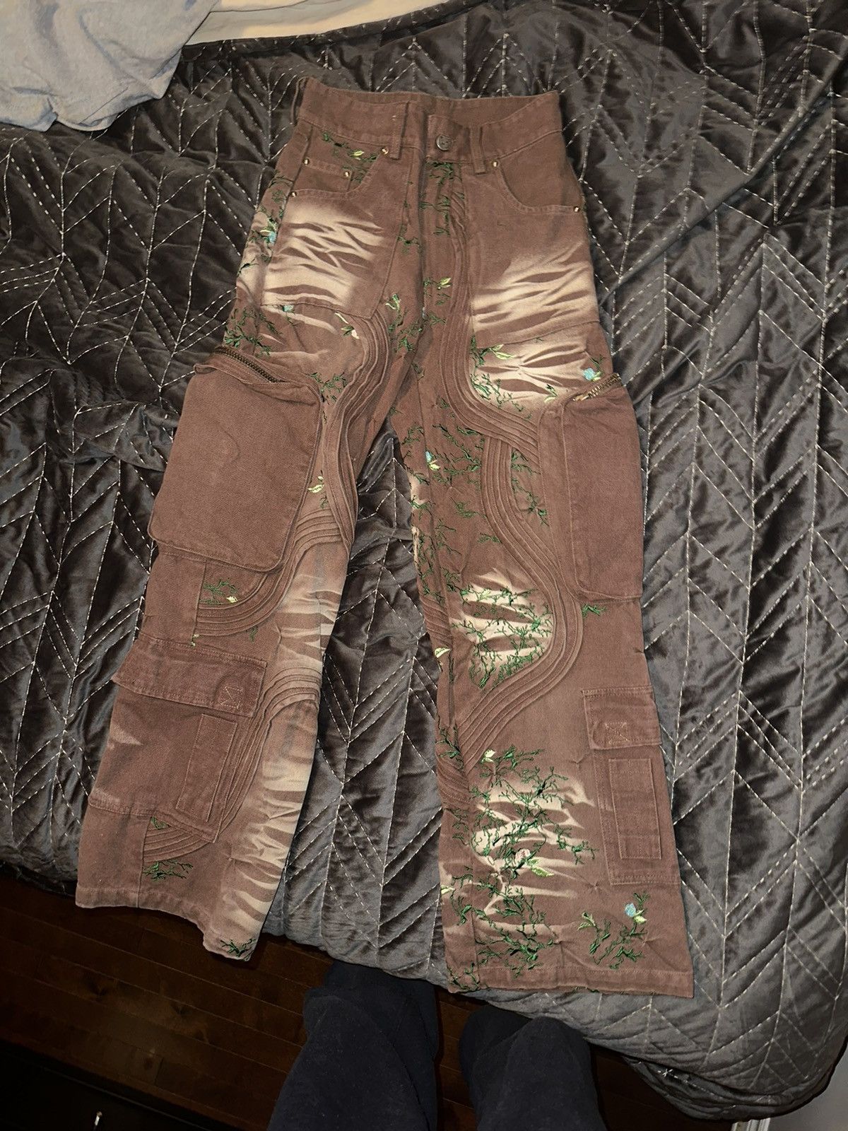 Bad Son Bad Son Woodland Overgrowth Brown Cargo Pants | Grailed