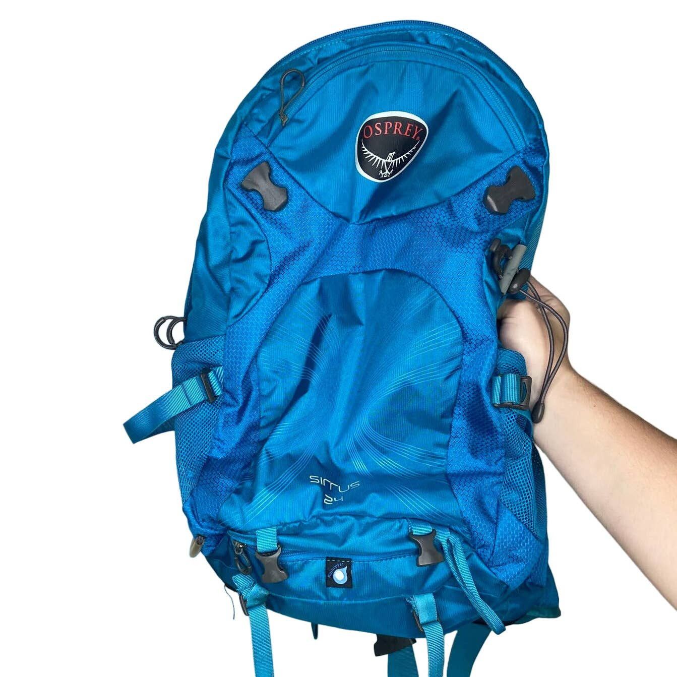 Japanese Brand × Osprey × Vintage Osprey Sirrus 24 Blue Hiking Backpack ...