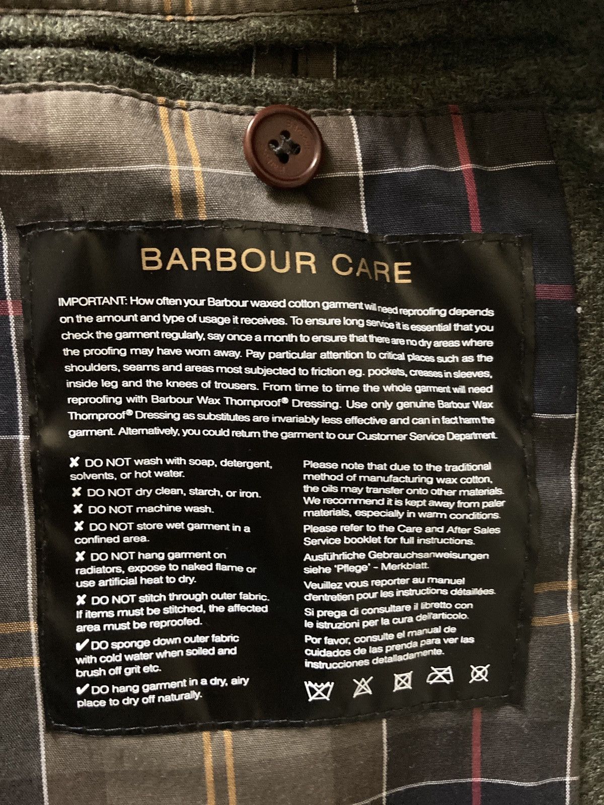 Barbour NWT Barbour Beacon Sports Jacket in Olive Size Medium | Grailed
