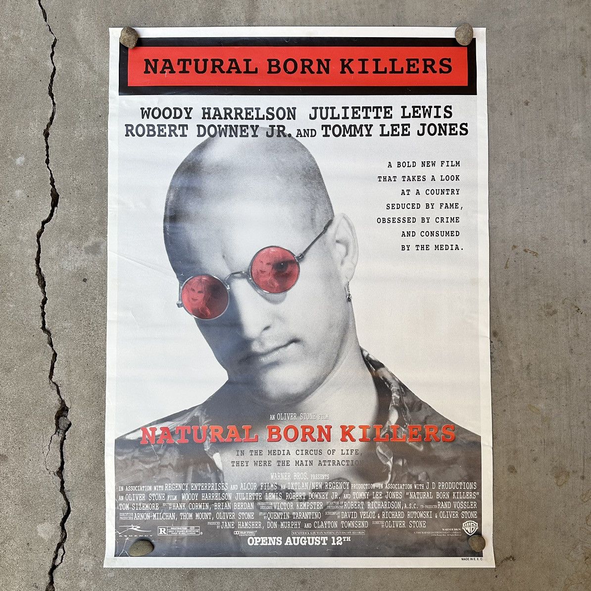 Vintage Vintage 1994 Natural Born Killers Movie Poster | Grailed