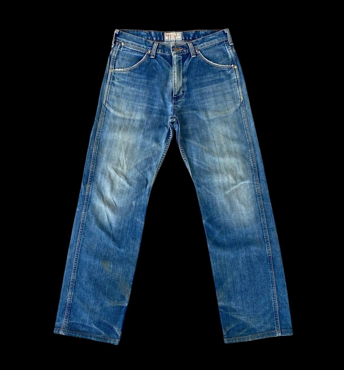 Wrangler GRIPPER ZIPPER🔥RARE 80S VINTAGE WRANGLER DENIM FADED BLUE ...