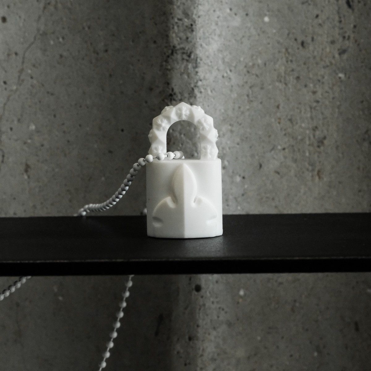 Chrome Hearts CHROME HEARTS SILICHROME - FLERKNEE LOCK NECKLACE | Grailed