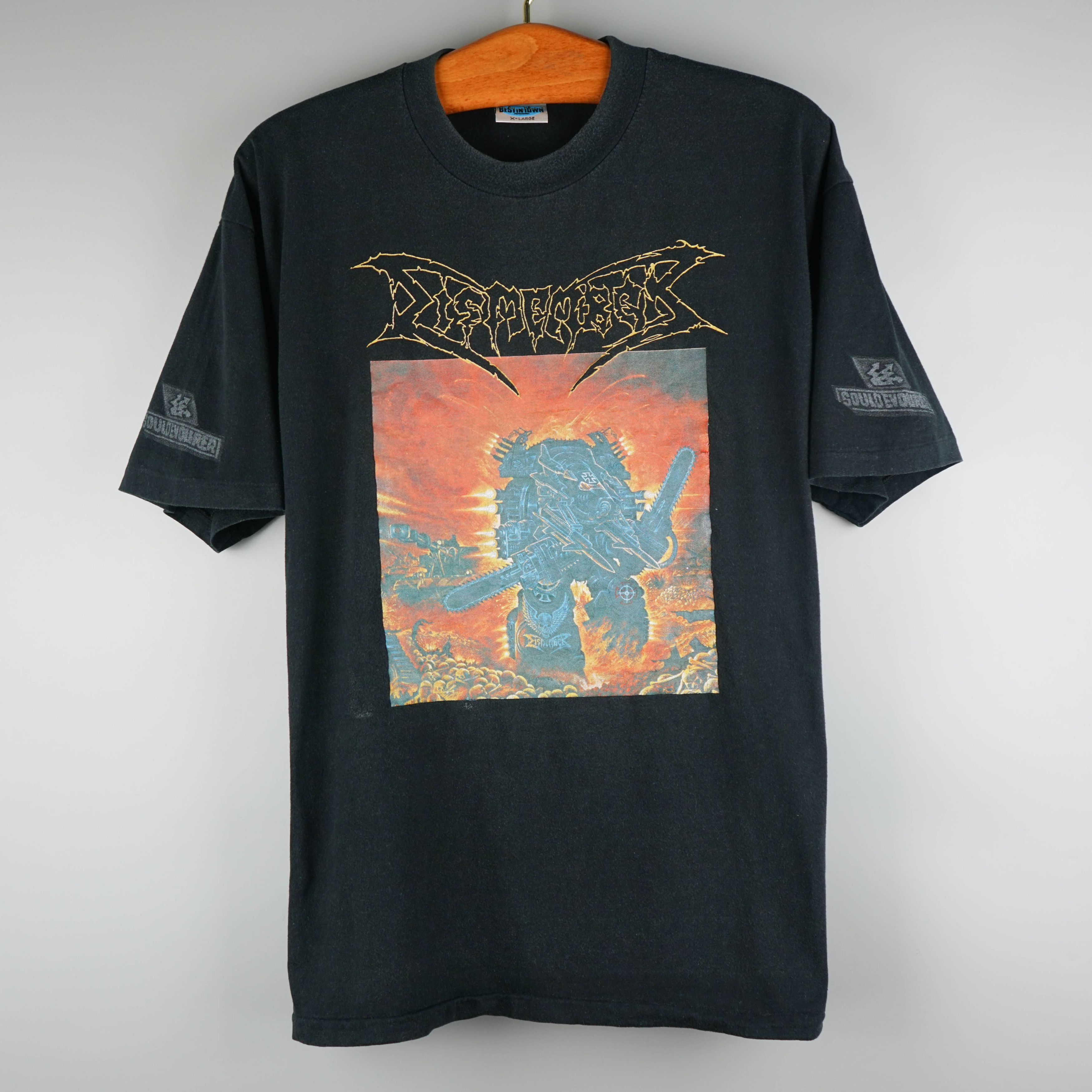 Band Tees × Vintage Vintage 1995 Dismember Tour T-Shirt Death Metal ...