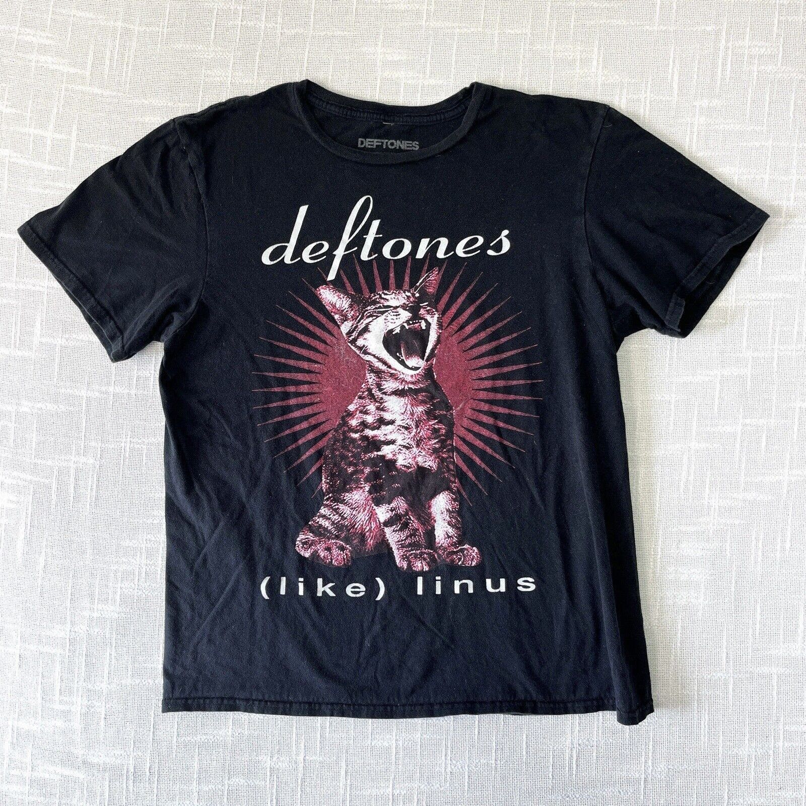 Band Tees × Streetwear Deftones Band Like Linus Cat Album Cover T M ...