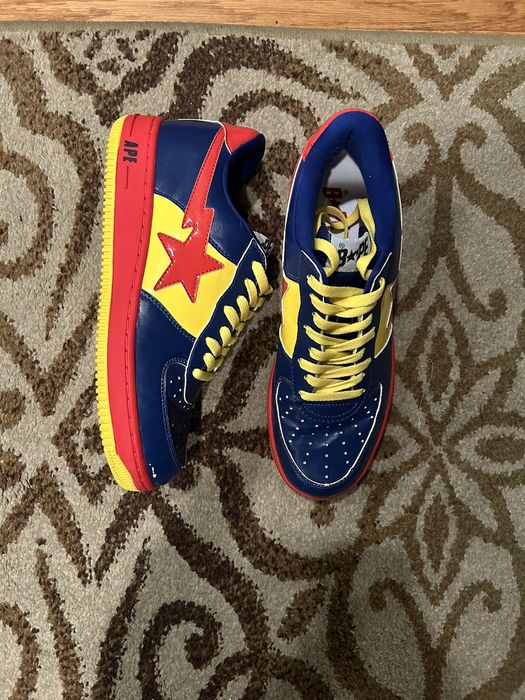 Bape 2007 Bape x DC Superman Bapesta | Grailed