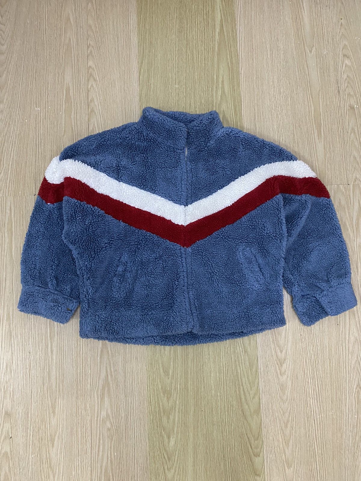 Japanese Brand × Vintage SY studios fleece Sherpa croptop jacket | Grailed