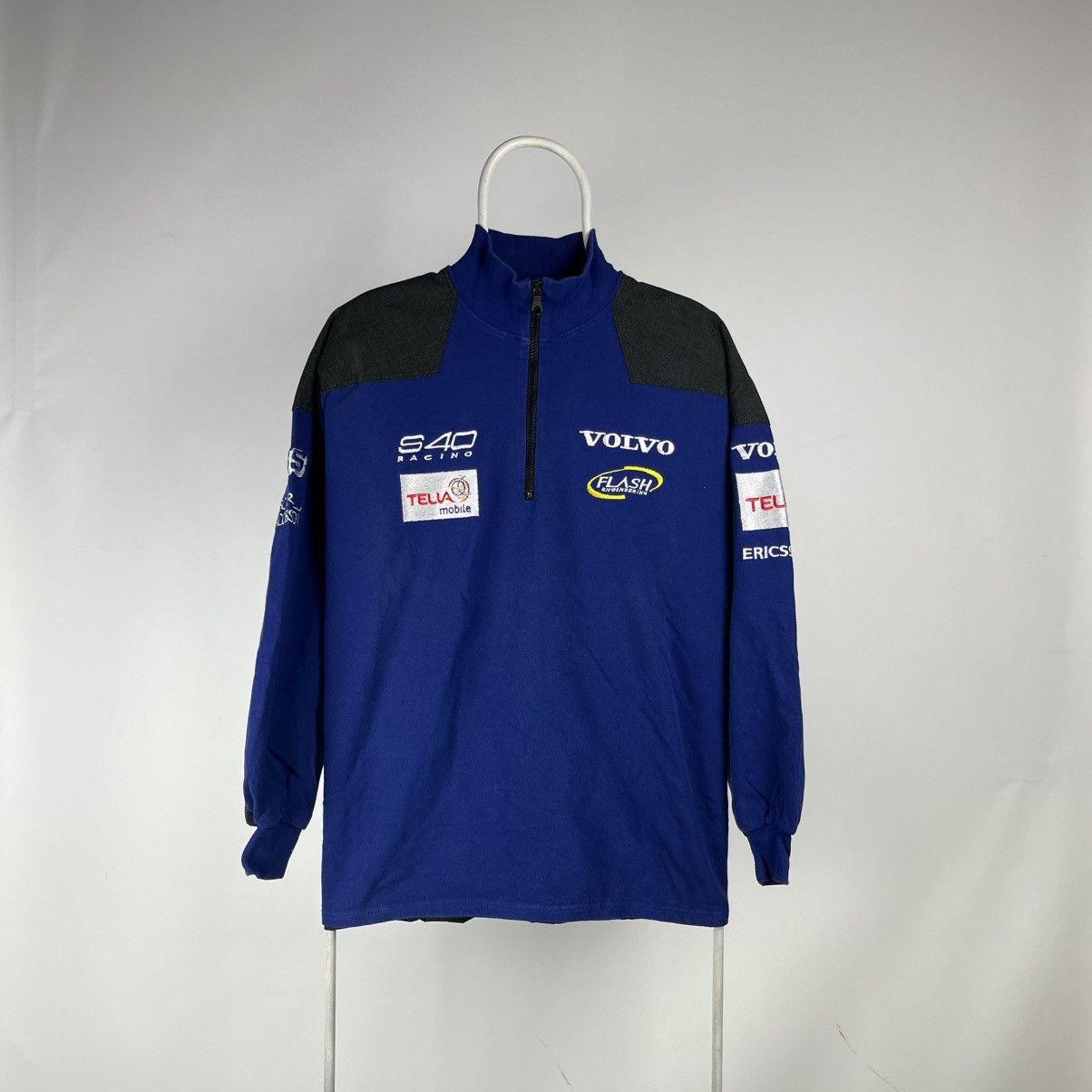 Band Tees × Racing Volvo racing s 40 half zip jacket size Large | Grailed