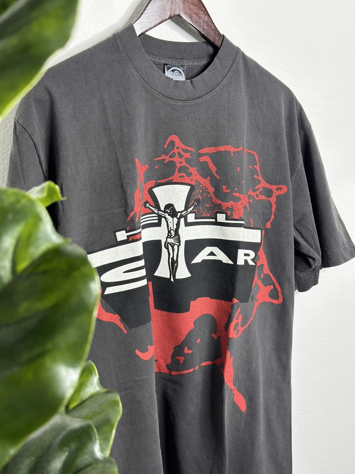 HELLSTAR Hellstar Studios Jesus Emblem Tee Vintage Black | Grailed
