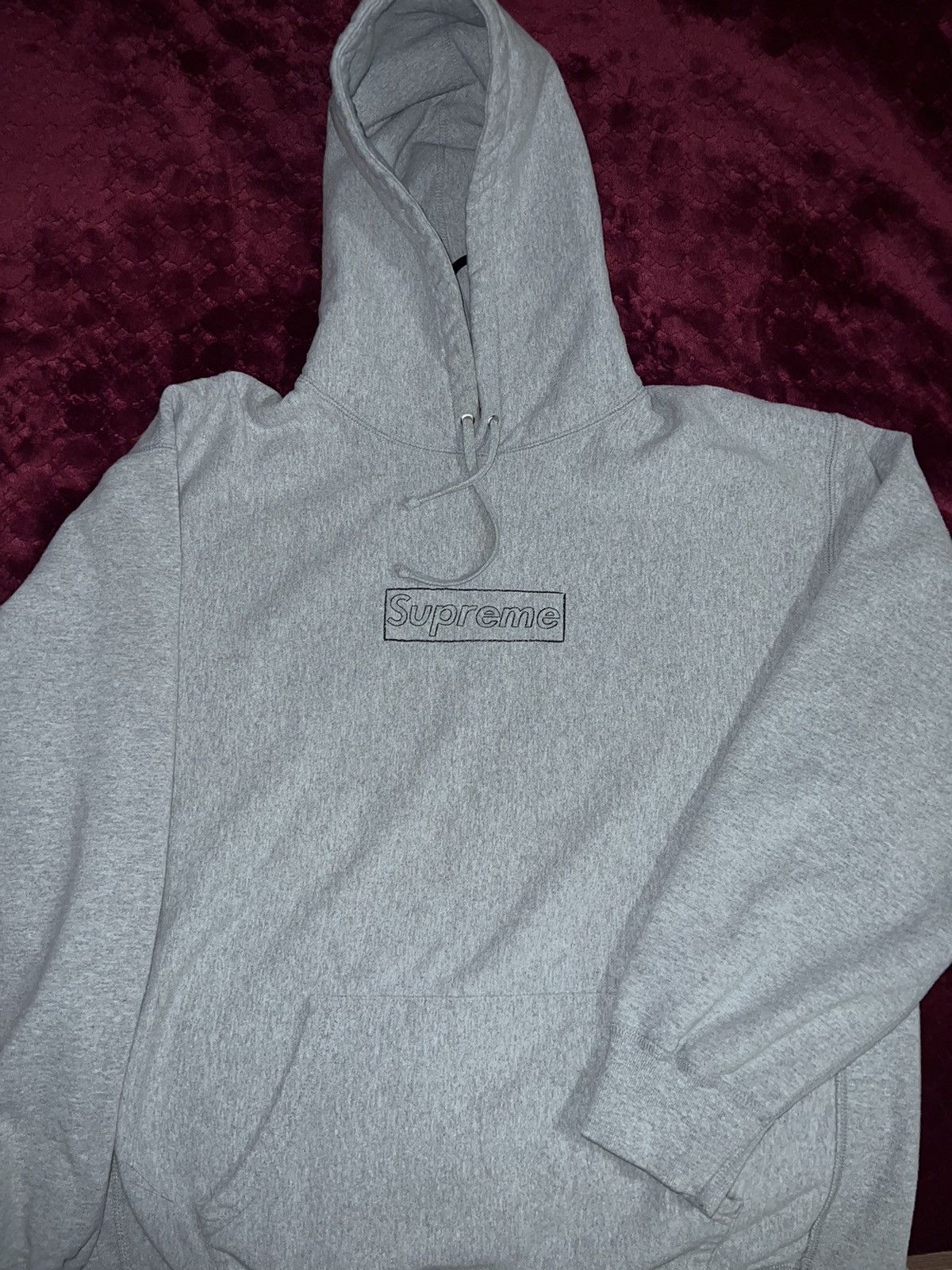 Kaws × Supreme Supreme X Kaws Box Logo | Grailed