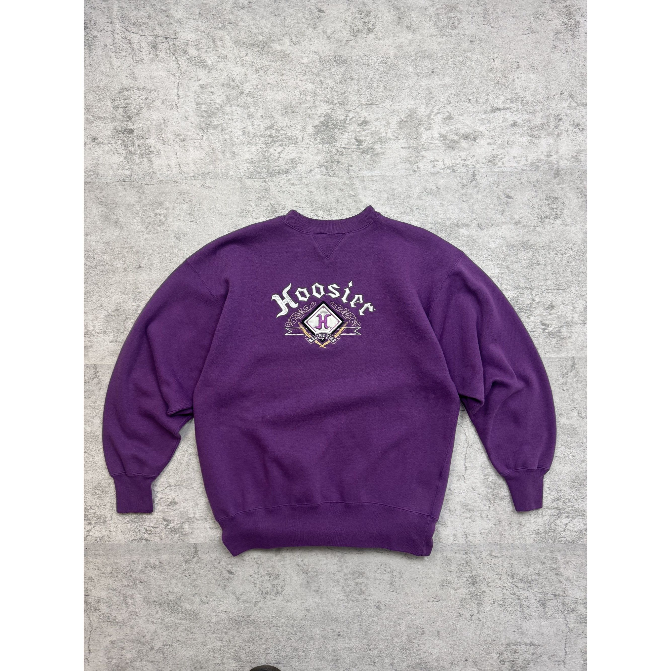 Other Vintage Hoosier Racing Tire Purple Crewneck | Grailed