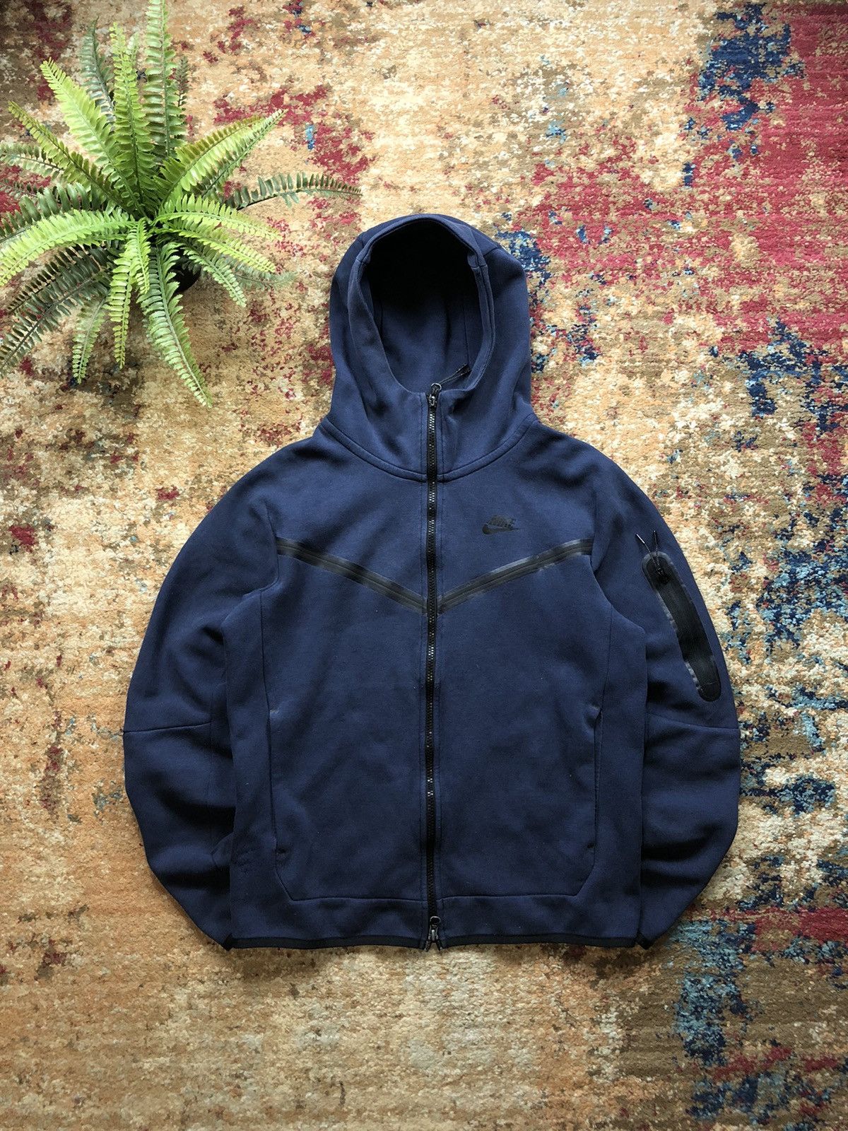 Nike × Streetwear × Vintage 90’s Nike Tech Fleece Drill Zip Hoodie ...