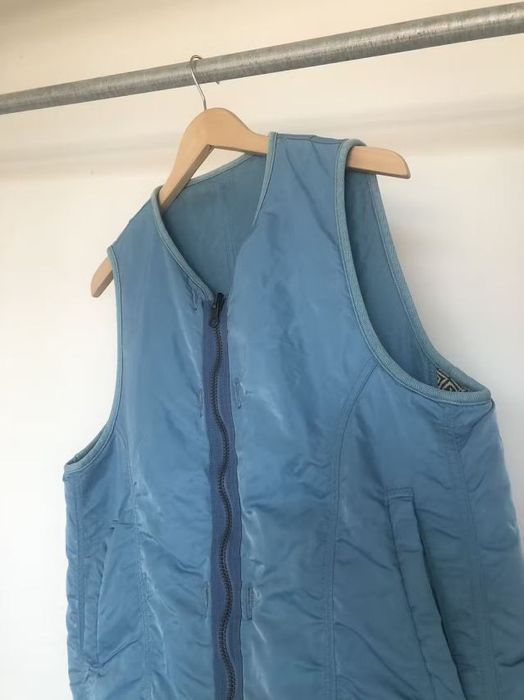 Visvim Visvim Iris Liner Vest Blue | Grailed