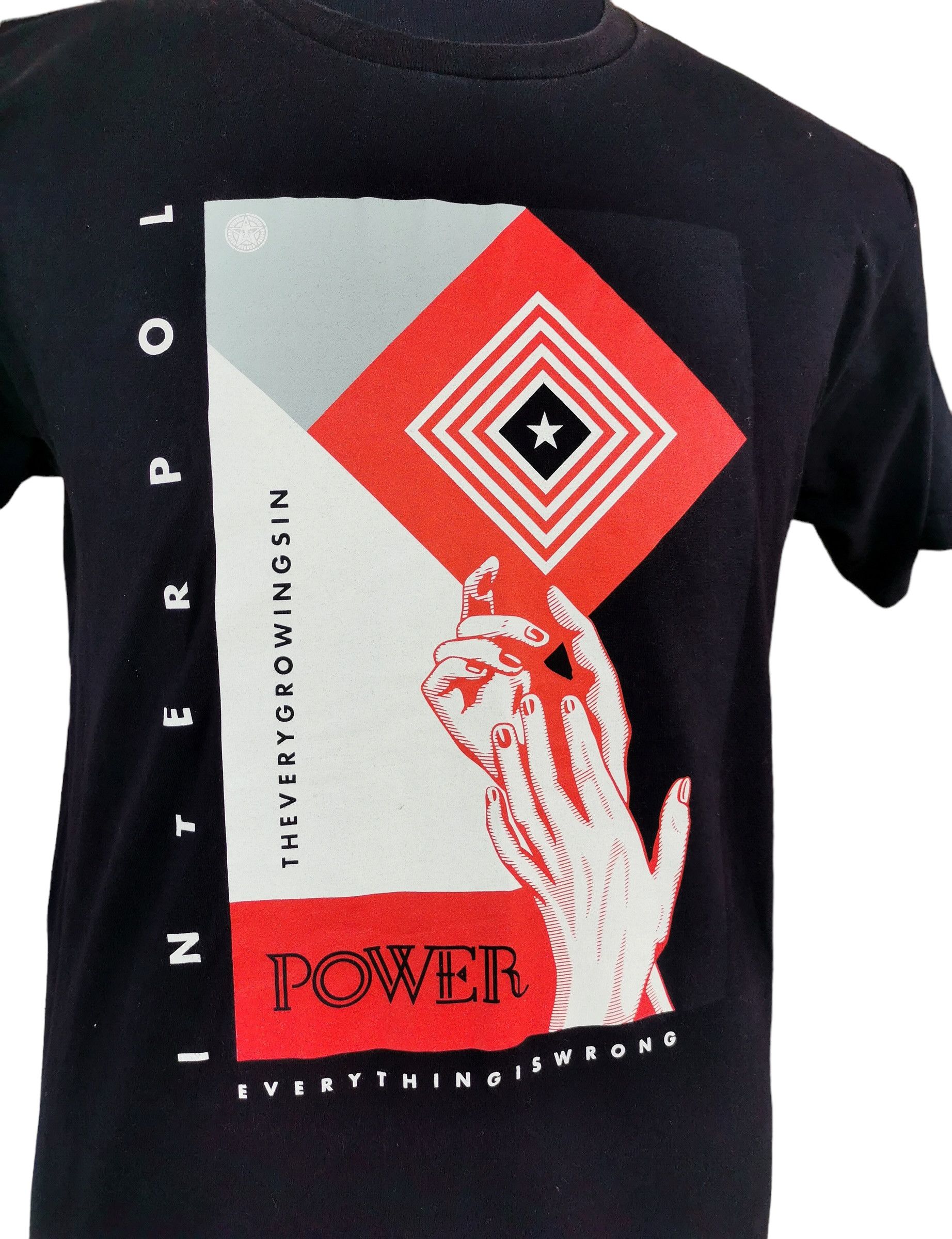 Band Tees × Obey Interpol Band Tshirt Collab Obey Brand | Grailed