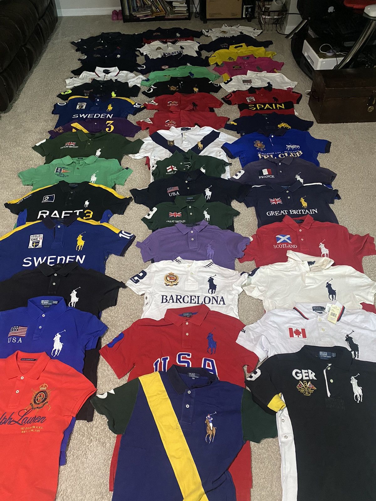 Ralph Lauren COLLECTION OF VINTAGE RALPH LAUREN CHIEF KEEF POLOS | Grailed