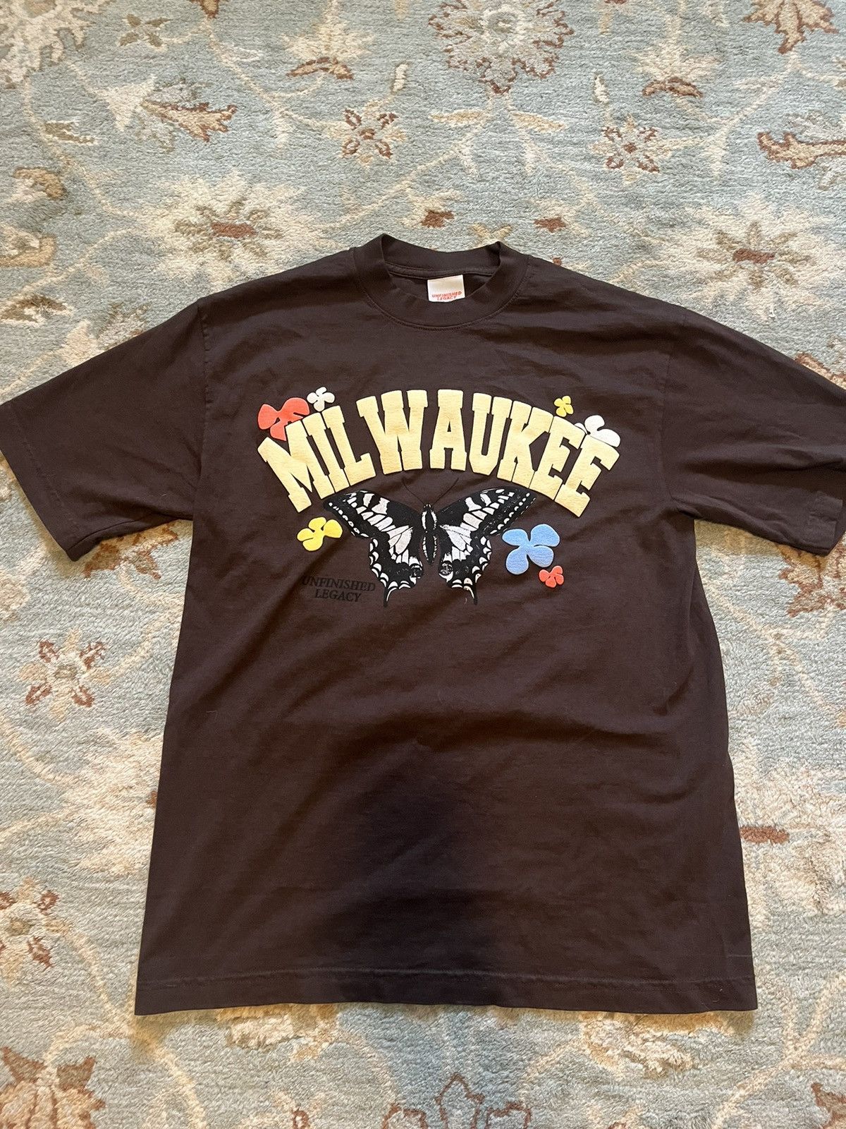 UNFINISHED LEGACY Milwaukee/Monogram, Brown T-Shirt - UNFINISHED LEGACY ...