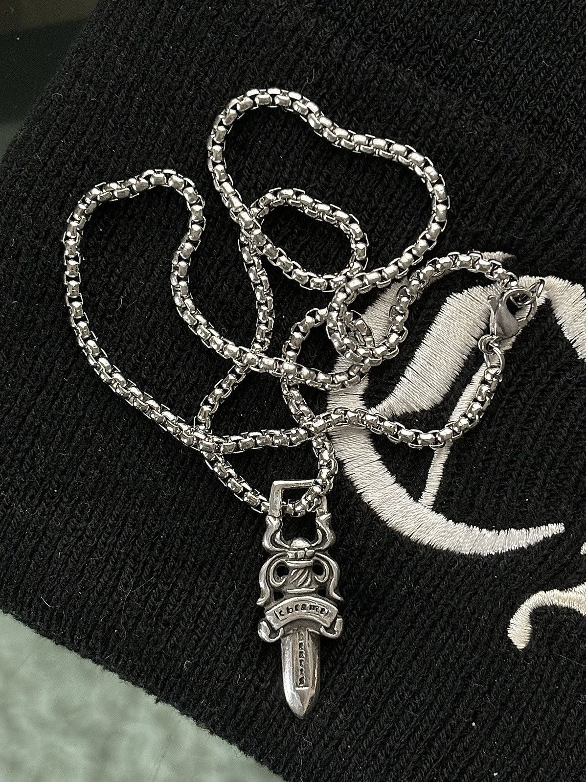 Vintage DAGGER THICK CHAIN NECKLACE | Grailed