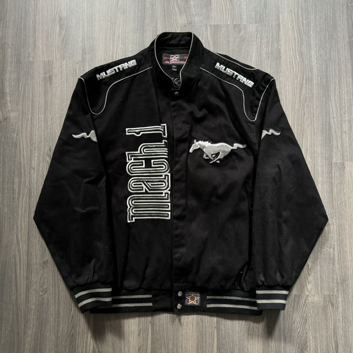 Vintage Jeff Hamilton Mustang Racing Jacket | Grailed