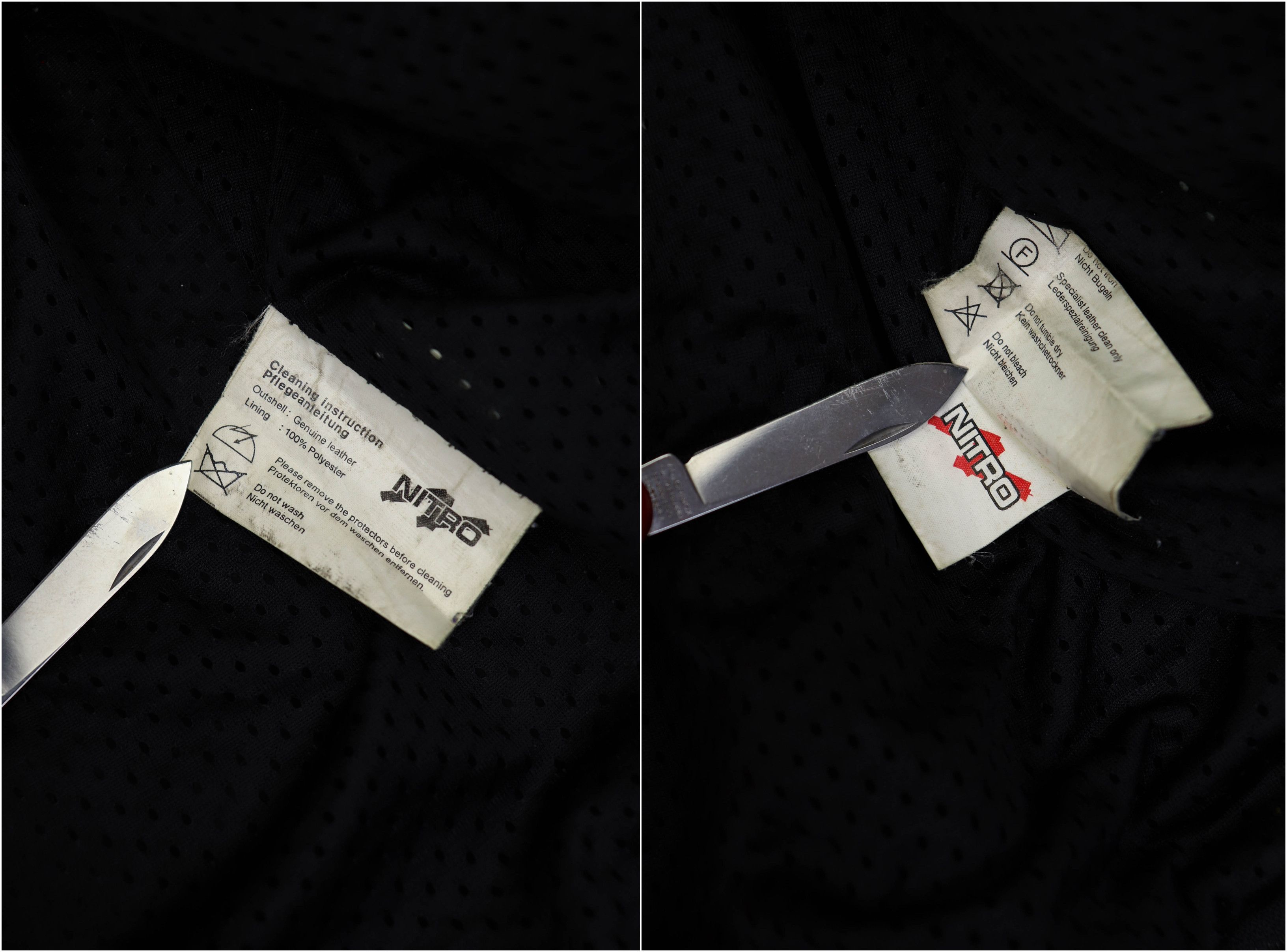 Genuine Leather Nitro Akira Patch Distress Leather Moto Biker Racing ...